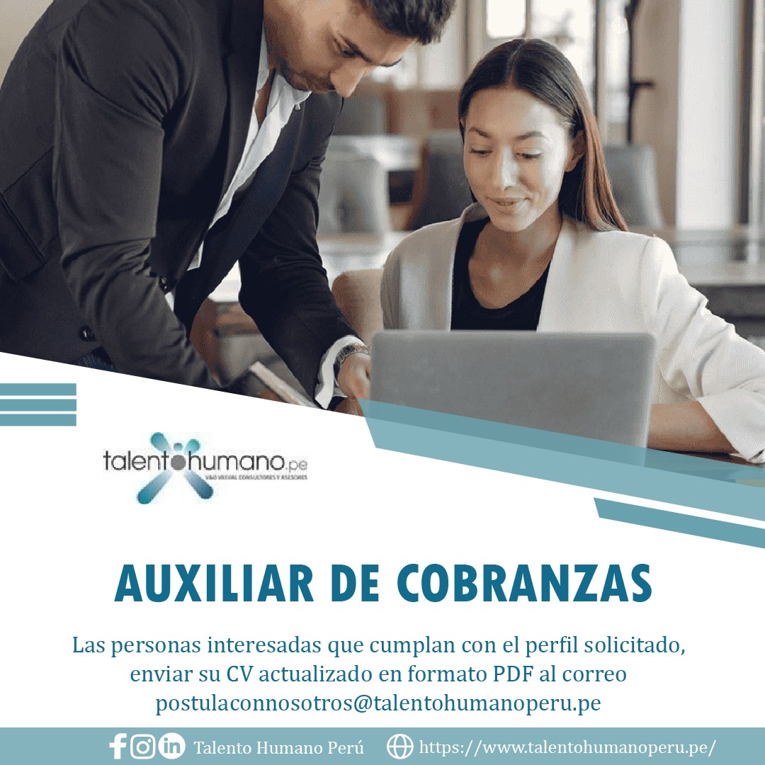 ¡Oportunidades de Empleo en Consultora Talento Humano Perú!